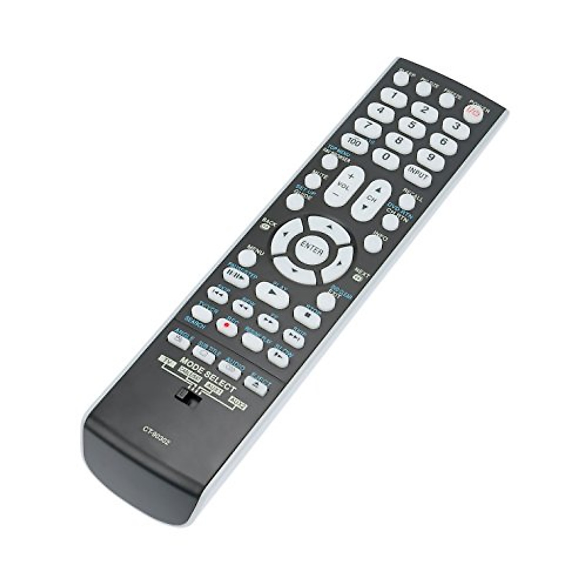 CT-90302 Replace Remote Control CT90302 fit for Toshiba TV 22AV500 22AV500U 37CV510U 40G300U3 32RV530U 40" LCD 42RV530 42RV530U 55G300 55G300U LCD LED Television Replacement IR Controller