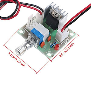 Gump's grocery LM317 DC Linear Converter Down Voltage Regulator Board Speed Control Module