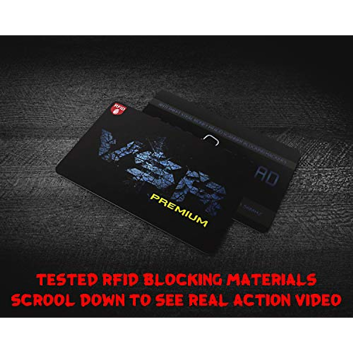 Credit Card Protector By VSR Premium RFID Blocking Shield Passport Debit IDs NFC Fraud Guard Contactless Scam Scanner Data Copier Signal Vault Safe Block Cloning Pickpocket Hack Proof Fits Any Wallet