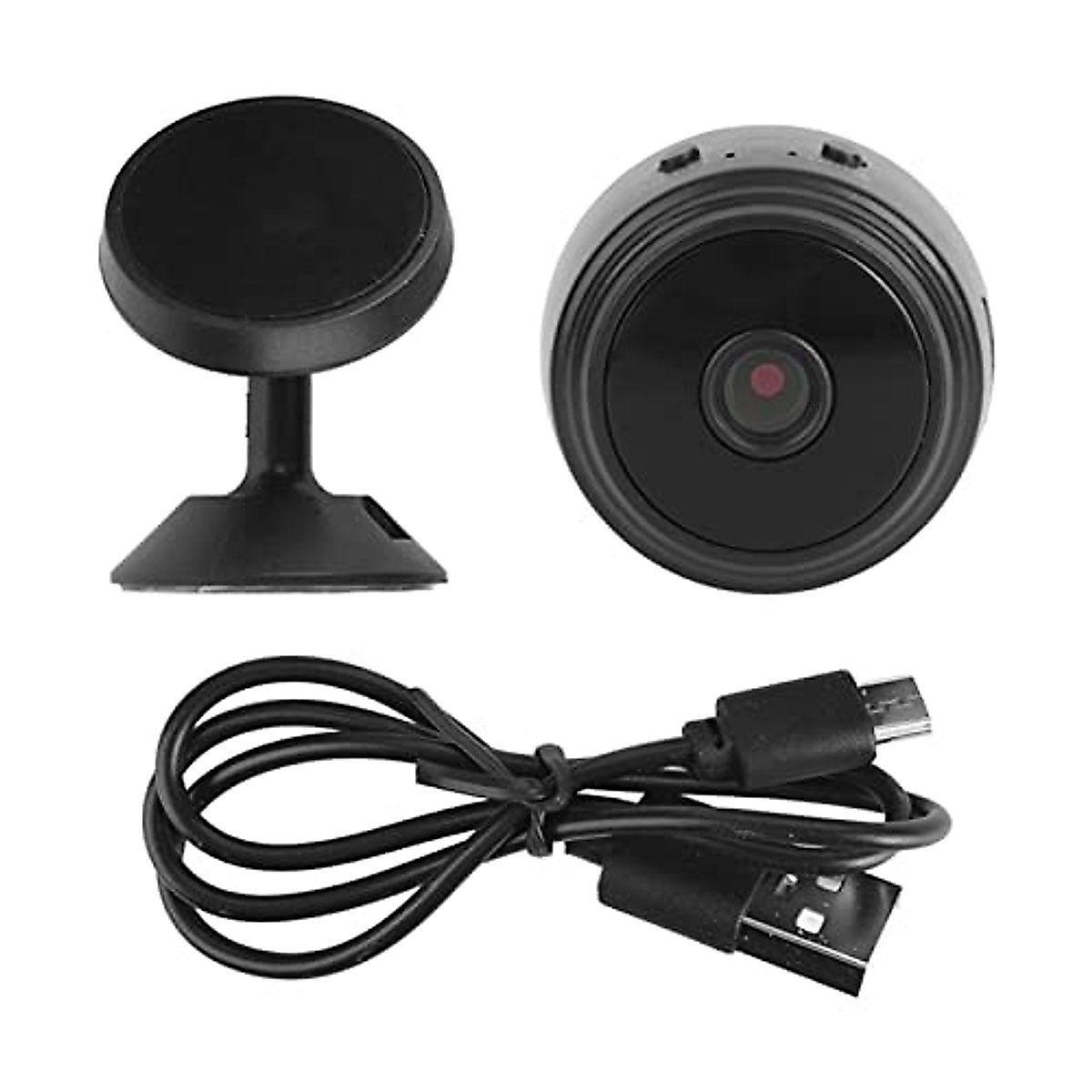 EVTSCAN Wireless WiFi Camera 120° Wide Angle 720P Mini Surveillance System CCTV Real Time App Viewing, and Mobile Alerts Compact and Sturdy Design, for Home Security
