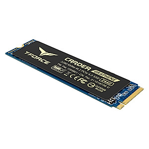 TEAMGROUP T-Force CARDEA Z440 1TB DRAM SLC Cache 3D TLC NAND NVMe Phison E16 PCIe Gen4x4 M.2 2280 Gaming SSD with Graphene Heat Spreader Works with PS5 Read/Write 5000/4400 MB/s TM8FP7001T0C311