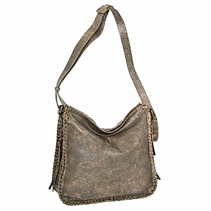 Shauna Leather Crossbody Bag (Burgundy)