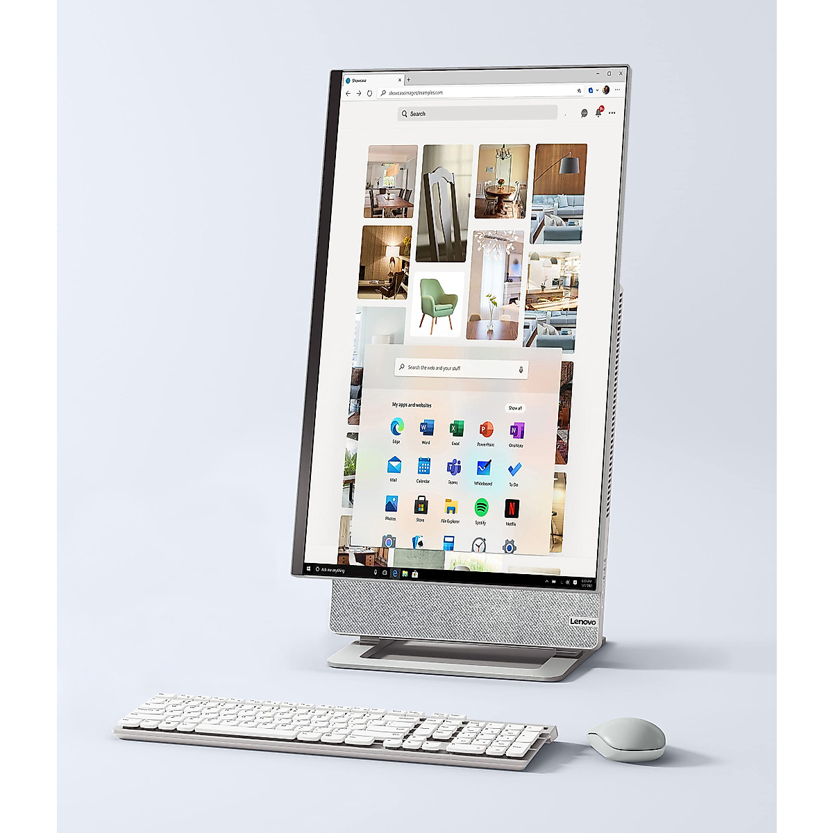 Lenovo Yoga 7 AiO 27 Touch 4TB SSD 64GB RAM Extreme (AMD Ryzen 7 Processor with 8 Cores and Max Boost 4.40GHz, 64 GB RAM, 4 TB SSD, 27" UHD Touchscreen, Win 11) Desktop All in One PC Computer 7i