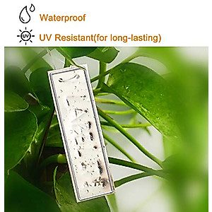 Coolrunner Plant Labels, Aluminum Plant Tags with 6 Inch Wires (100)