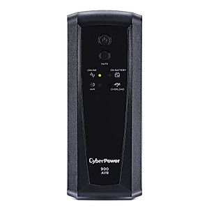CyberPower CP900AVR AVR UPS System, 900VA/560W, 10 Outlets, Mini-Tower