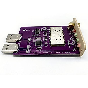 AURSINC Shari PiHat - Portable SR-FRS1W Ham Allstar Radio Interface Compatible with Raspberry Pi 2/3/4 | Raspberry Pi Hosted Allstar Node | SA-818 Replaced by SR-FRS