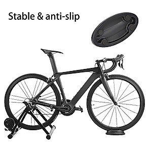 Quwei Front Wheel Riser Block with Sturdy Wheel Holder Indoor Bike Trainer Stand for Mountain Bicycle Training Trainers