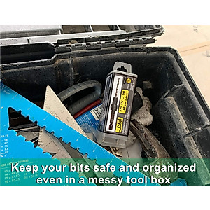 JNB Pro Wood Countersink Drill Bit Set - 5 Pc Adjustable Countersink Bit #8(11/64") All Same Size - 2 Extra 11/64 Tapered Drill Bit, 1 Adjust. Collar, 1 Wrench - 1/4" Quick Change Shank - Countersink