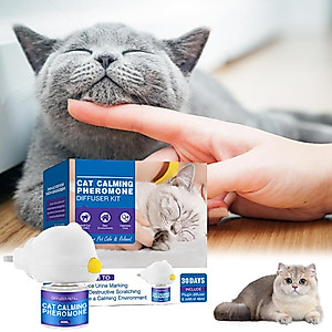 Cat Pheromones Calming Diffuser Long-Lasting Cat Calming Diffuser Safe for Cats of All Ages