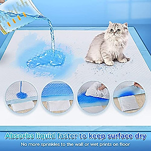 Gimars Ultra Absorbent Dog Pee Pads Extra Large Thicken 6 Layers - Leak-Proof Odor-Control Puppy Training Pads Quick Dry Pee Pads for Dogs