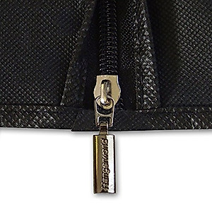 HANGERWORLD Clothes Rack Cover - 4ft Wide, Breathable Nylon, Black with Zipper (Cover Only)