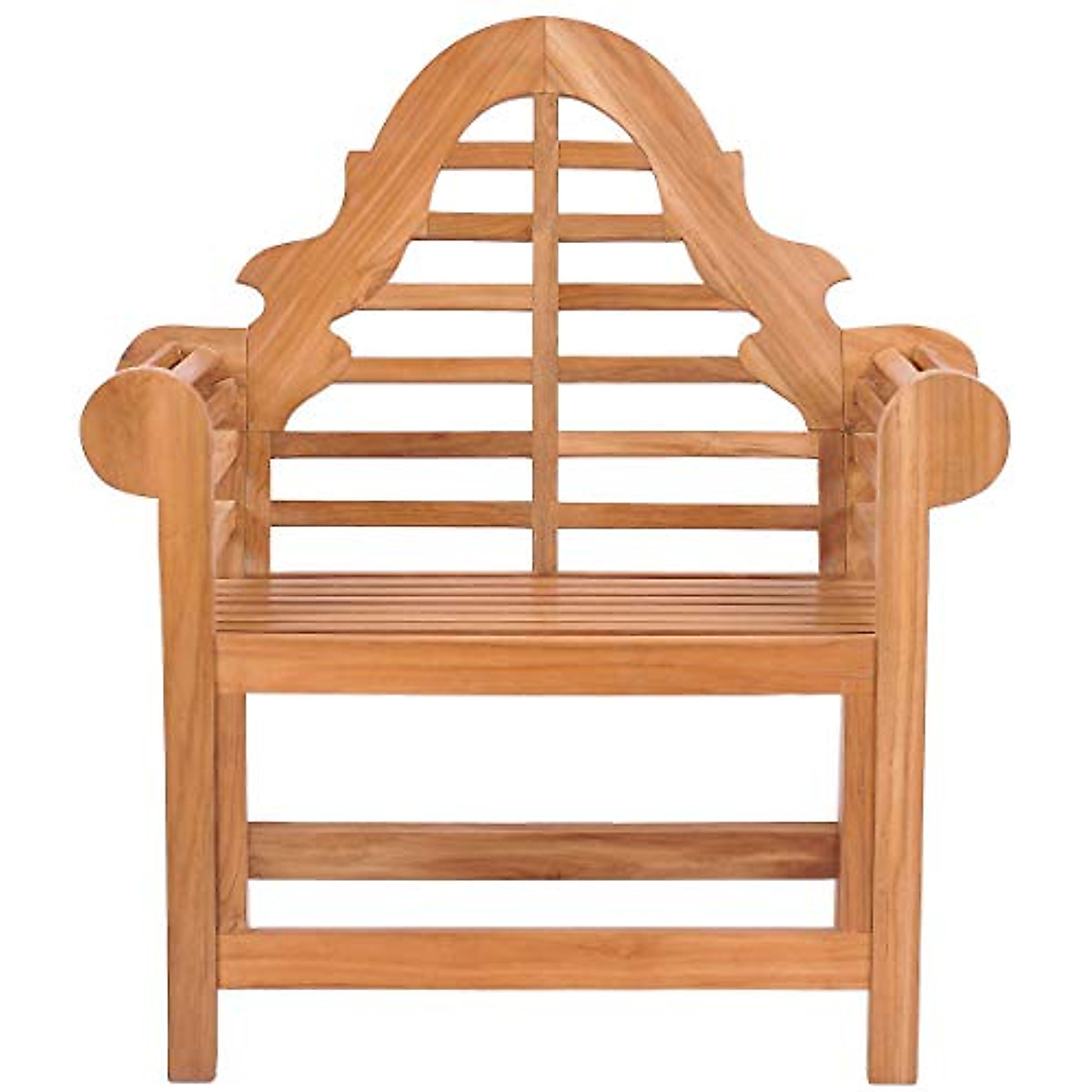 Teak Wood Lutyens Outdoor Patio Arm Chair, Made from Solid A-Grade Teak Wood