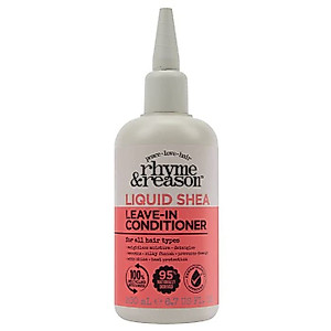 Rhyme and Reason Liquid Shea Leave-In Conditioner. Formulated for Sleek and Smooth Finish. Weightless Moisture and Nourishment. 6.7 Fl Oz. (1 Pack)