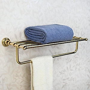 Signature Hardware 297278 Farber 24" Brass Towel Rack