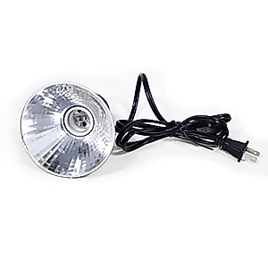Carolina Custom Cages Reptile Mini-Ceramic Heat Emitter Dome Fixture with 54" AC Cord and Switch