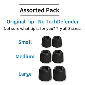 COMPLY T-500 Memory Foam Replacement Earbud Tips For KZ ZS10, ZSN, AS10, ZSX, STARFIELD, FH7, FIIO, MOONDROP And More Earphones (Assorted, 3 Pairs)