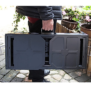 bjyx Barbecue Grill Folded Charcoal BBQ Grill Set,Stainless Steel Large BBQ Charcoal Grill Smoker Barbecue for Outdoor Cooking Hiking Picnics Portable