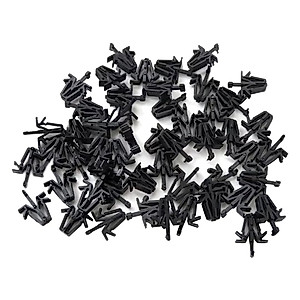 50pcs Grille Retainer Clips for Toyota Tacoma SR5 Extended Cab Pickup 2-Door 2.4L 2438CC l4 Gas DOHC Naturally Aspirated 2000#90467-12040, 9046712121