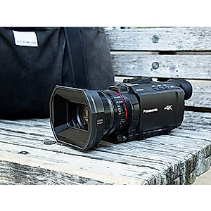 Panasonic HC-X1500 4K Professional Camcorder with 24x Optical Zoom, WiFi HD Live Streaming W/Soft Case + Sandisk Extreme Pro 64GB Card + Clean and Care Set + More - Starter Bundle