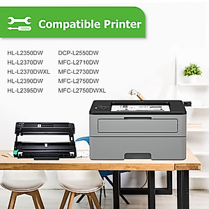 Aztech Compatible Drum Unit Replacement for Brother DR730 DR-730 DR 730 for MFC-L2710DW MFC-L2750DW HL-L2395DW HL-L2370DW HL-L2350DW HL-L2390DW DCP-L2550DW MFC-L2750DWXL Printer (Black 2-Pack)