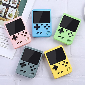 BEYOLO Retro Handheld Game Console，Portable Retro Game Console with 500 Classical FC Games，Support for Connecting TV & Two Players Portable Video GameToys Gifts for Kids Adults (Grey, 8cm2.5cm12cm)