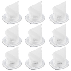 Improvedhand EVF100 Filter Replacement Compatible with Black & Decker Hand Vacuum HNV220B HNV115J HNV215B HNV115B 90590689 Series Cleaners, 9 Pack