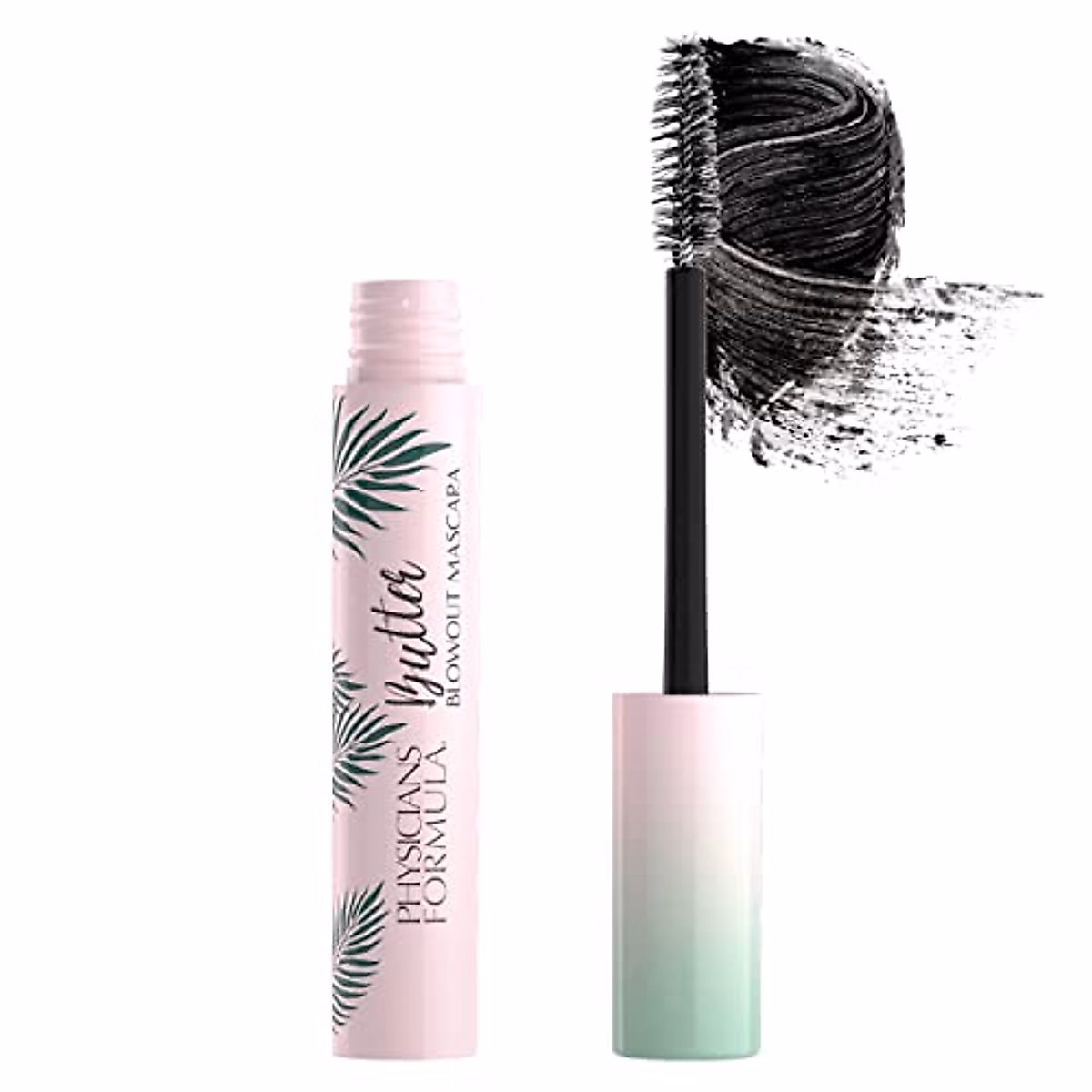 Physicians Formula Butter Blowout Mascara Black, Keratin Infused, Volumizing Mascara, Buildable, Lengthening Mascara, Defining, Curling, Multiplying, Blackest Black