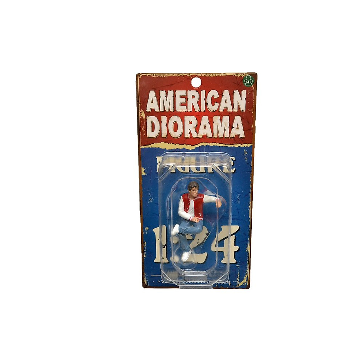 Adam Sitting Figurine for 1/24 Scale Models by American Diorama 23925