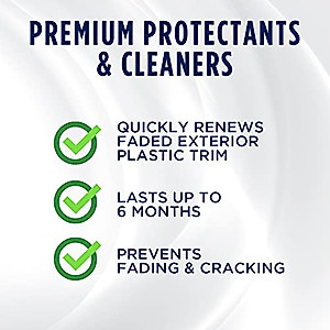 303 Products Graphene Trim Coating – Hydrophobic Graphene Coating – UV Protectant Coating – 6 Months of Protection – Darkens and Renews Plastic Trim – Non-Greasy – 8 Oz (30249)