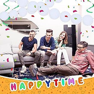 Qilery 30 Pcs Golf Party Decorations Swirls and 2 Pcs Golf Birthday Banner Sports Golf Theme Party Supplies Golf Themed Party Decorations Golf Cutouts Ceiling Hanging Spirals Decor Golf Paper Garlands