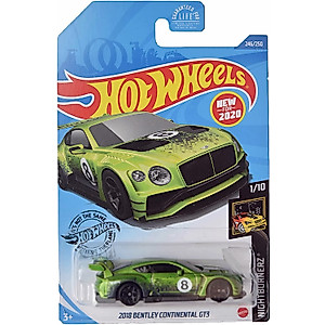 Hot Wheels 2018 Bentley Continental GT3 - Nightbuernerz 1/10 [Green] 246/250