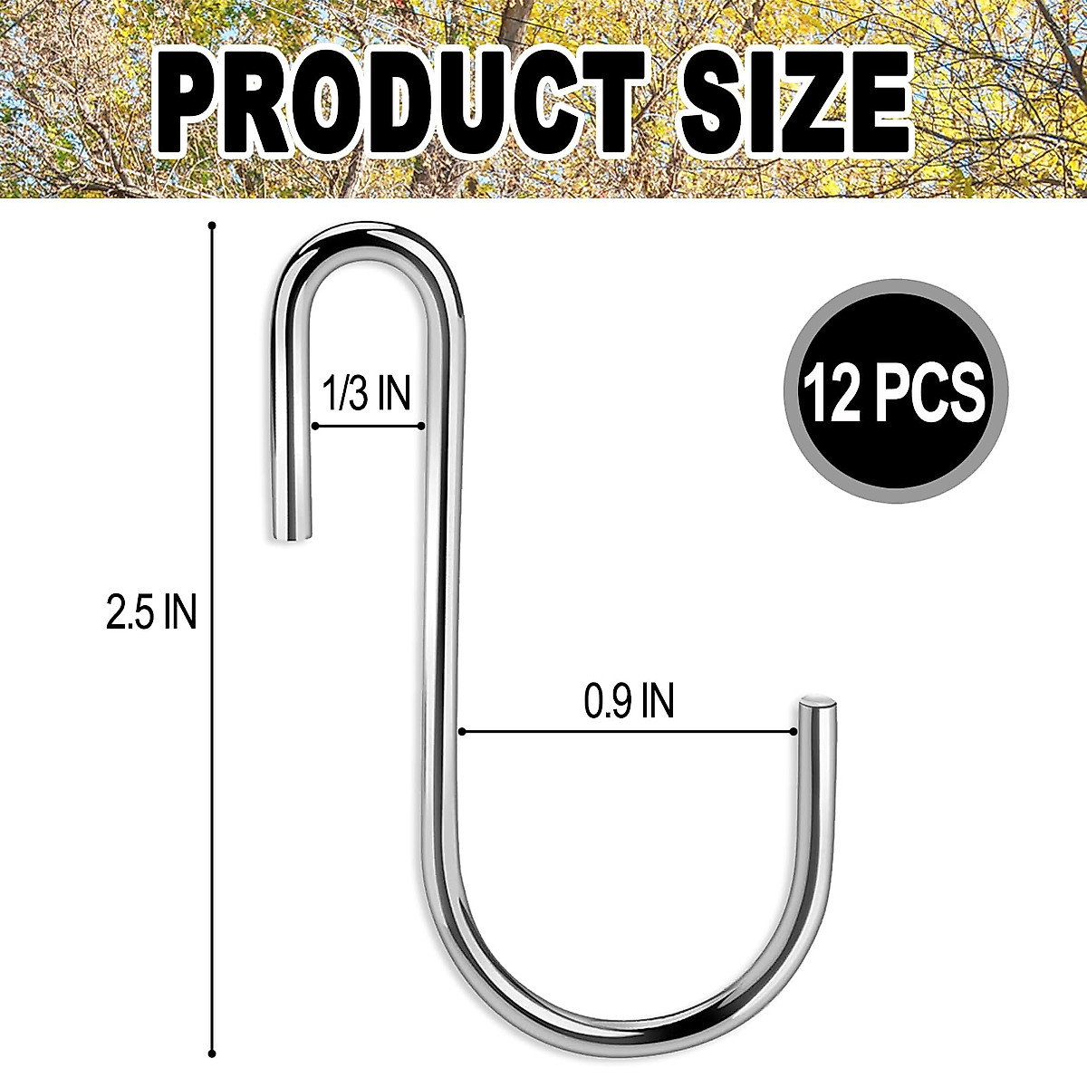 CYG&CL 12PCS Metal Shed Hooks for Hanging, Outdoor Storage Shed Accessories Interior, Utility Peg Board Tool Hangers, Heavy Duty J-Hook for Garden Garage Pegboard