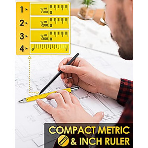 Gifts for Men Multitool Pen - Stocking Stuffers for Men Dad Cool Tool Gadgets for Husband + Magnetic Wristband for Holding Screws Gifts for Men