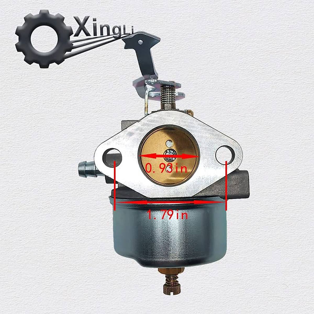 XingLi 632424 Carburetor fits for Tecumseh Carburetor Fits Specific Lawn & Garden 631533 631564 HH100 HH120 4-Cycle Horizontal Carb