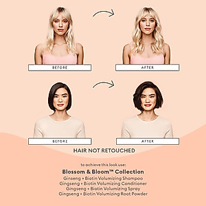 Briogeo Blossom and Bloom Ginseng and Biotin Volumizing Spray, Volumizing Styler for Fine, Thin, Limp Hair, Vegan, Phalate & Paraben-Free, 5 oz