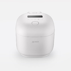 PN Poongnyun Micom Mono 6 Electric Rice Cooker, White, 6 Servings, ETL Certified