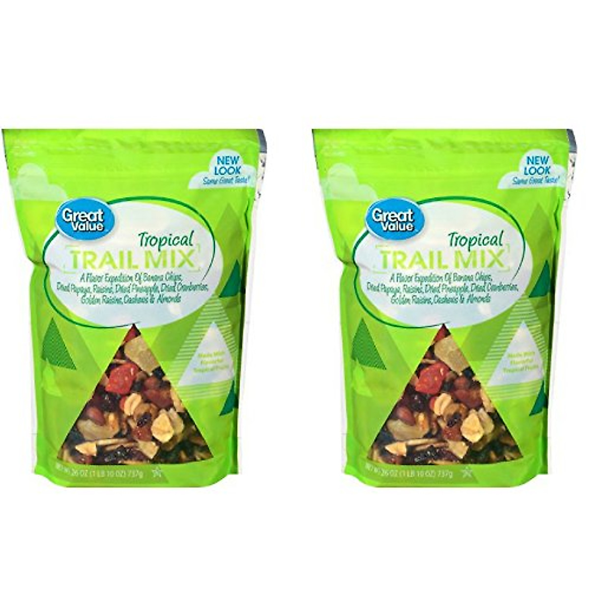 Tropical Trail Mix, 26 oz Bag by Great Value (2 packages)