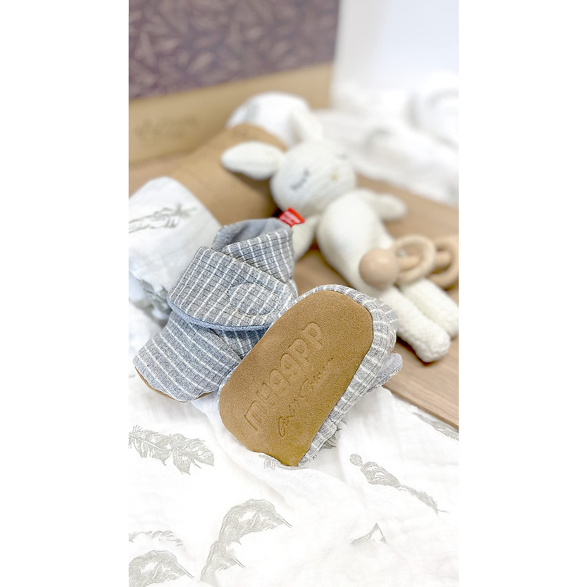 Moody Park Baby Gift Basket - Gender Neutral Baby Items, Baby Boy Gift Set, Baby Shower Basket, Baby Welcome Box, Baby Boy Gift Basket, New Born Boy Baby Gift