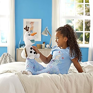Disney Store Official Olaf Plush, Frozen 2, 12 Inches, Iconic Cuddly Toy Character with Embroidered Features, Perfect Present for Kids, Suitable for All Ages 0+