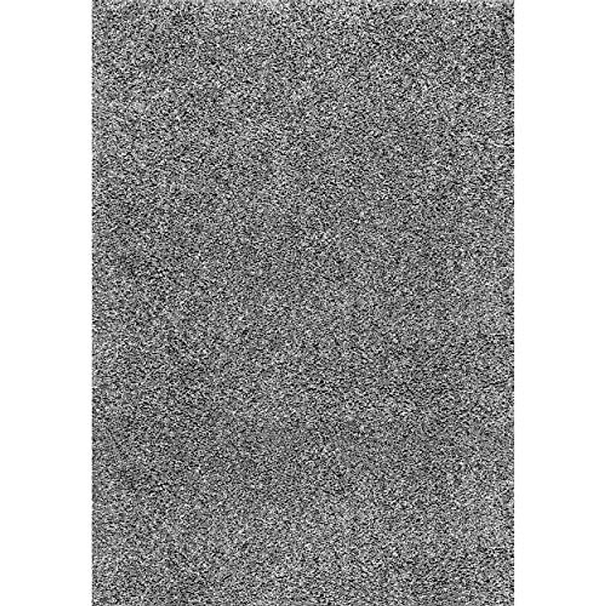 nuLOOM Marleen Contemporary Shag Area Rug, 6' Square, Grey