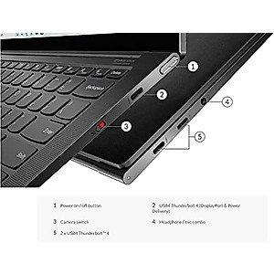 Lenovo IdeaPad Slim 9i 14" 4K UHD Touchscreen Ultra Laptop | Intel EVO Core i7-1195G7 | Backlit Keyboard | Fingerprint Reader | Black | Windows 11 (Black, 16GB DDR4 | 512GB SSD)