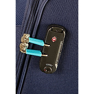 American Tourister Hand Luggage, Blue (Navy), Spinner M (67 cm-66 L)