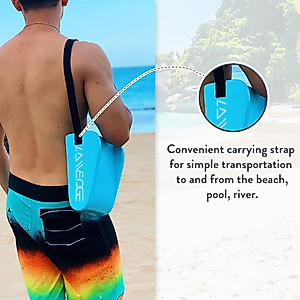 LA Wedge - Beach Headrest and Accessory Bag - Baby Blue