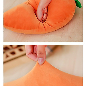 OUKEYI 21.6inch/55cm Carrot Hugging Pillow, Cartoon Carrot Plush Toy，Cute Carrot Shape Pillow Stuffed Carrot Toy Soft Carrot Doll for Kids Girls Gif
