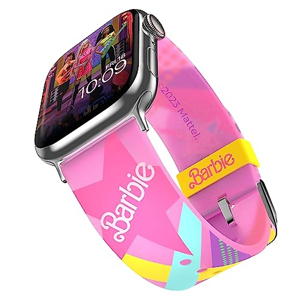 Barbie Smartwatch Band – Officially Licensed, Compatible with Every Size & Series of Apple Watch (watch not included) - Barbie & The Rockers
