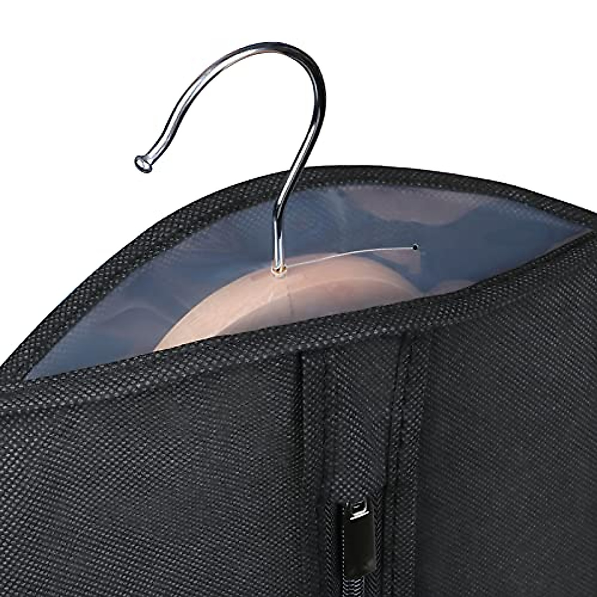 Zilink Garment Bag Suit Bags for Storage and Travel 43"/50" Suit Cover for Closet with ID Card Holder for Suit T-Shirt Coat Jacket Dresses (Set of 5)