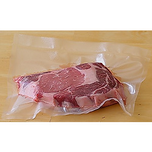 Simple Houseware Vacuum Sealer Bags Food Sous Vide Roll, 2-Pack (11" x 50' and 8'' x 50', total 100 feet)