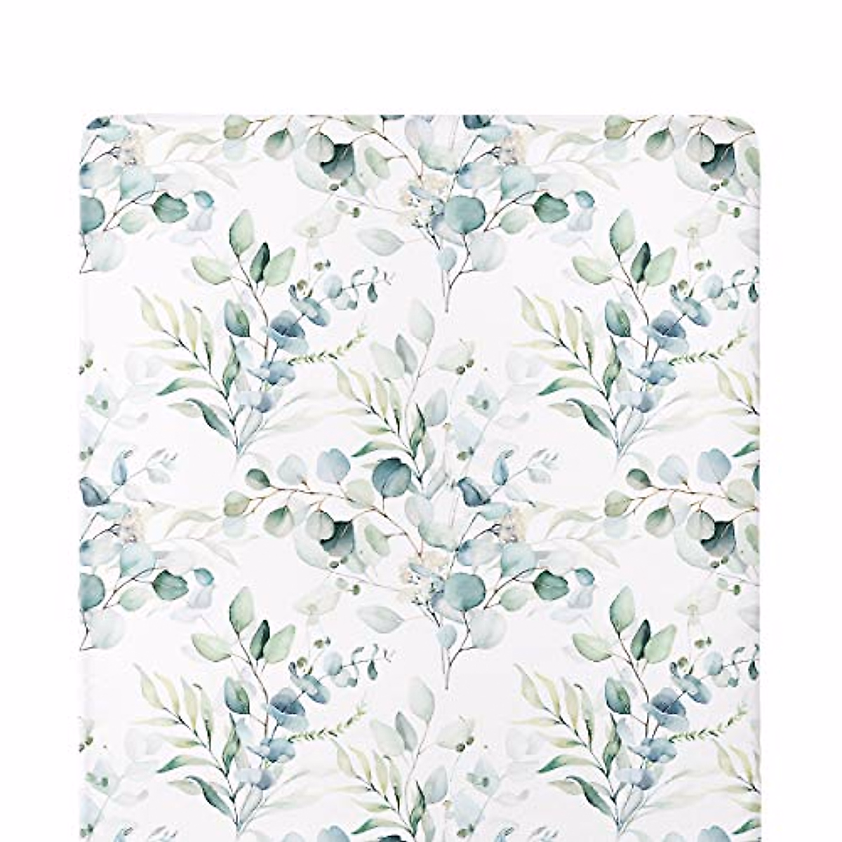 Crib Sheets for Girl - 100% Cotton Fitted Crib Sheet Set - Perfect for Baby Girls - Fits Standard Toddler Mattress (Greenery)