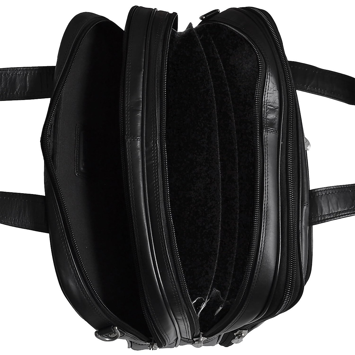 McKlein R Series Laptop Roller, Black Leather (80715)