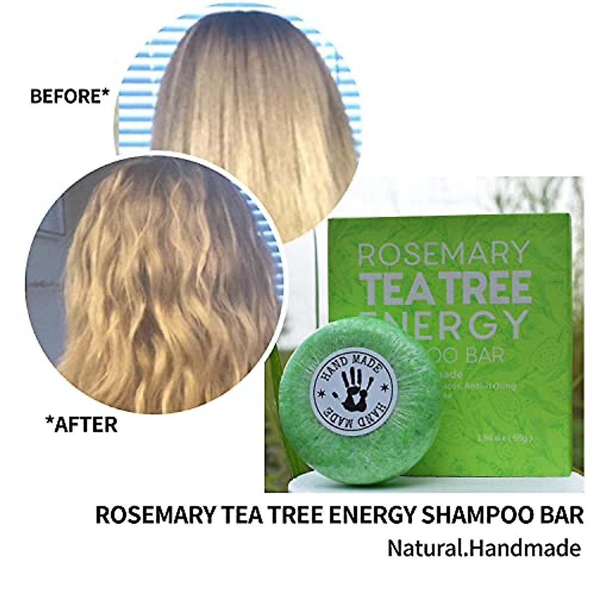 Argan Oil Macadamia Oil Shampoo bar 2 in 6 shampoo and conditioner, Vegan Solid Bars For All Hair Types-Beamarry